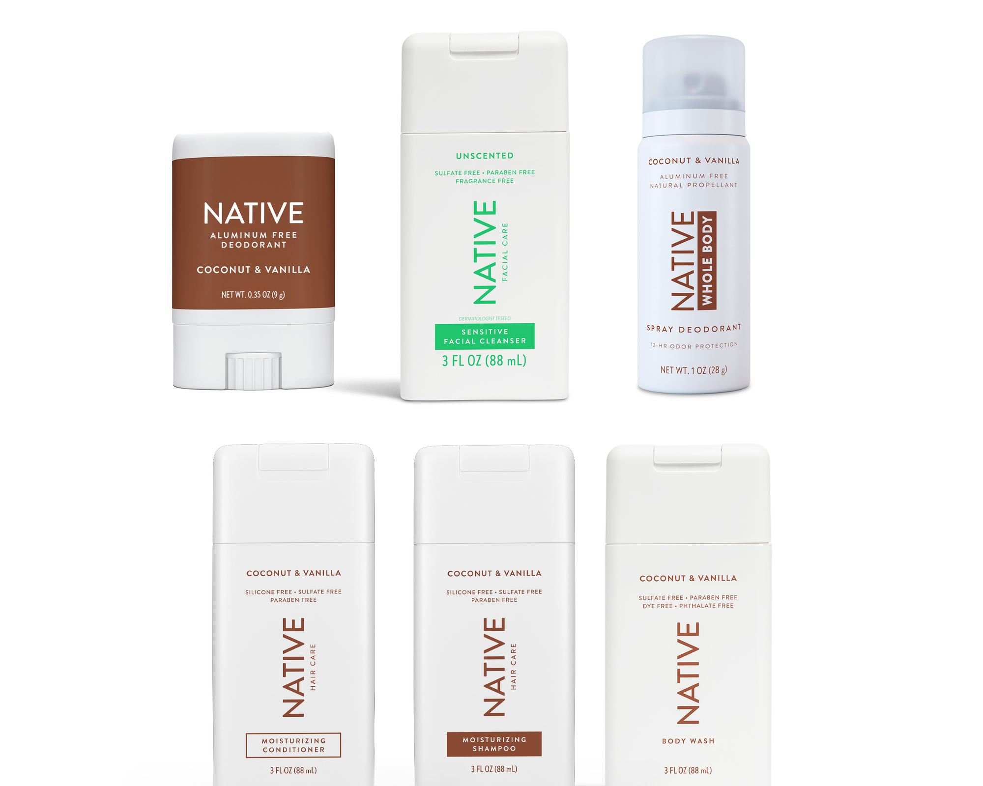 Native Deodorant | Mini (Travel Size) | Cruelty Free & Paraben Free