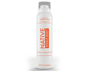 Native Whole Body Deodorant Spray | Aloe & Green Tea