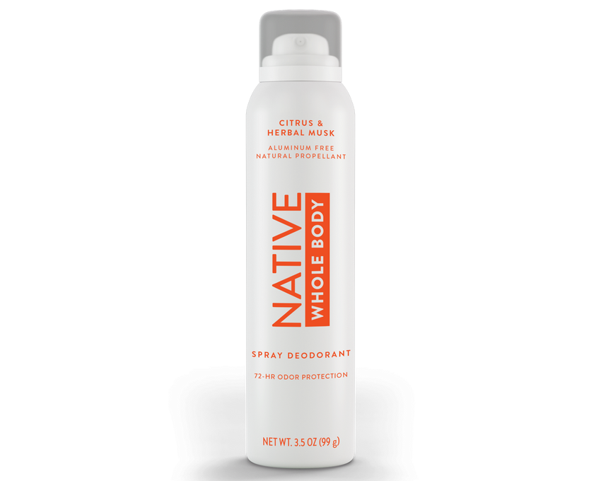 Native Whole Body Deodorant Spray | Aloe & Green Tea