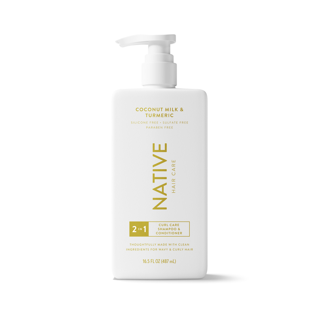 Native Curl Care 2-in-1 Shampoo Conditioner | Coconut Milk & Turmeric