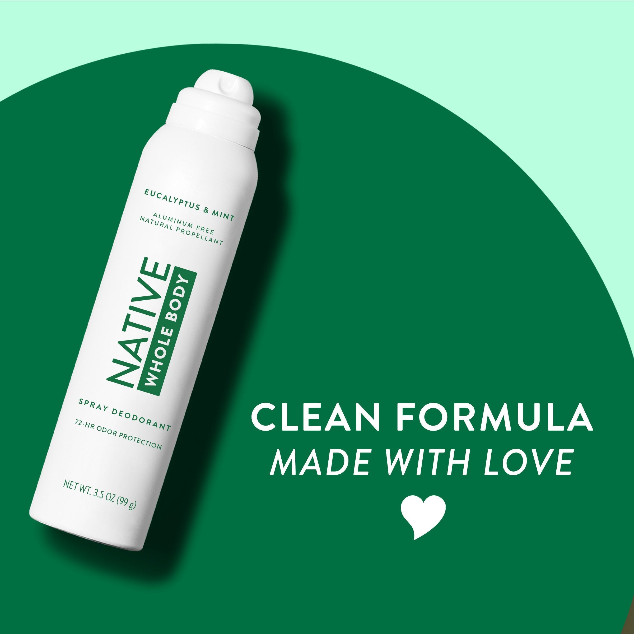 mint green deodorant